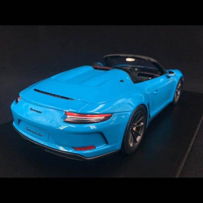 Porsche 911 Speedster type 991 2019 Miami blue 1/18 Spark 18S467