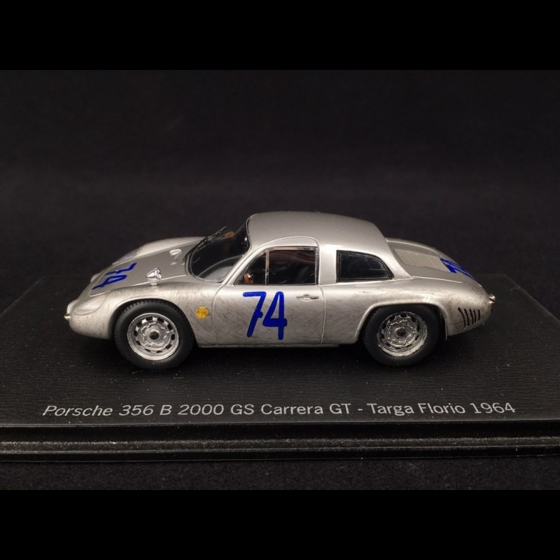 Porsche 356 B 2000 GS Carrera GT Targa Florio 1964 n° 74 1/43 Spark ...