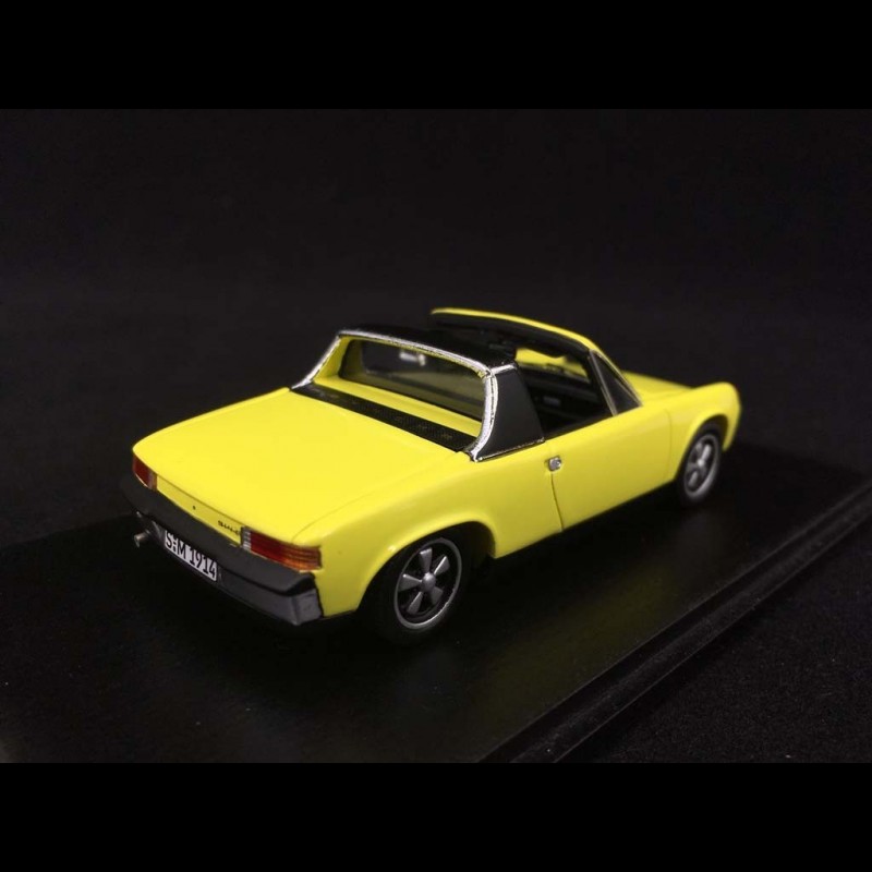 Porsche 914/6 1973 chrome yellow 1/43 SPARK S4562