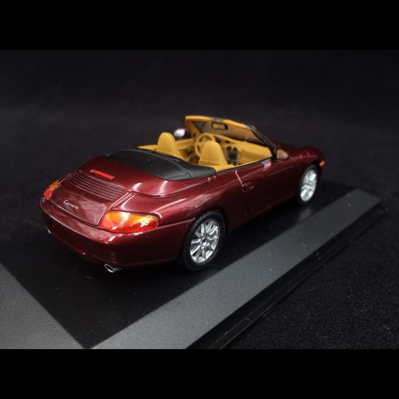 Porsche 996 Carrera Cabriolet 1998 arena rot 1/43 Minichamps 400061092