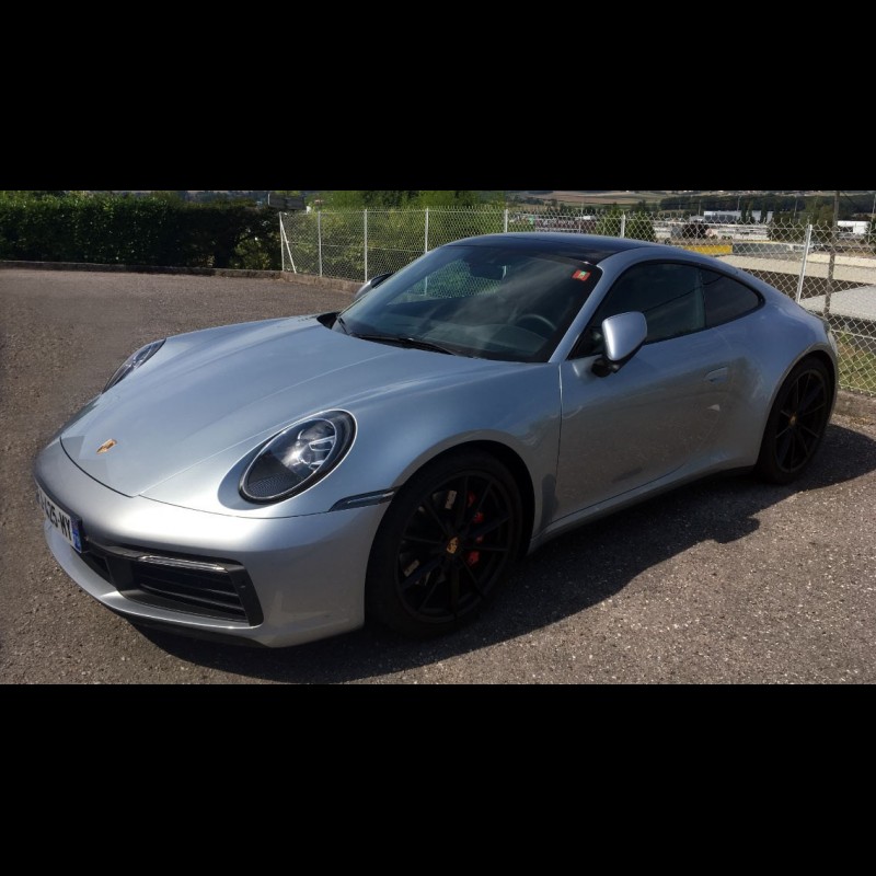 Luggage set for Porsche 992 Custom fit black fabric - Wheeled trolley ...