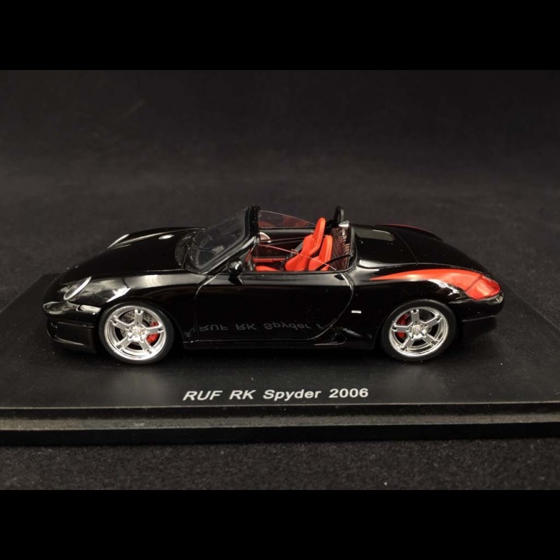 Porsche RUF RK Spyder 2006 noir 1/43 Spark S0708