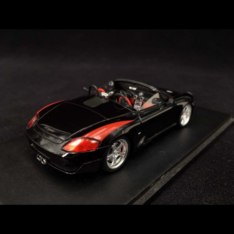Porsche RUF RK Spyder 2006 noir 1/43 Spark S0708