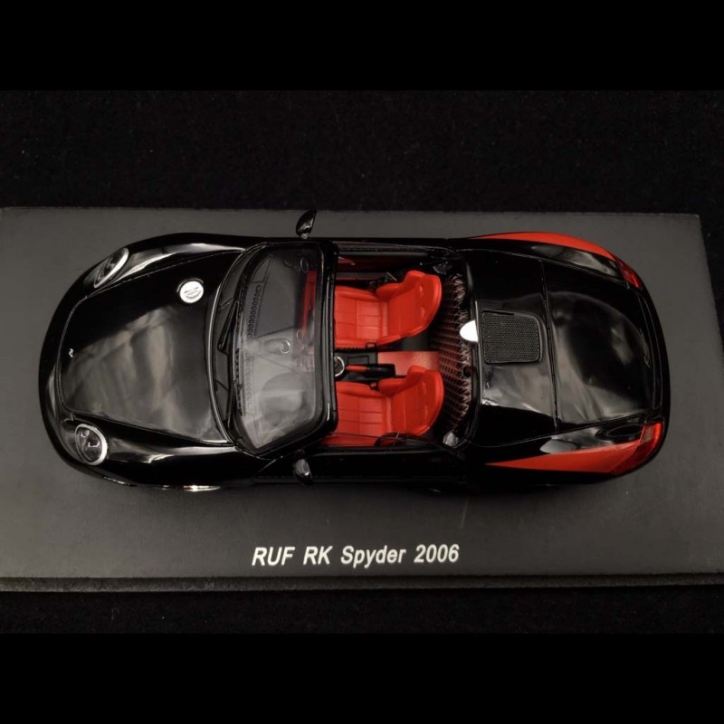 Porsche RUF RK Spyder 2006 noir 1/43 Spark S0708