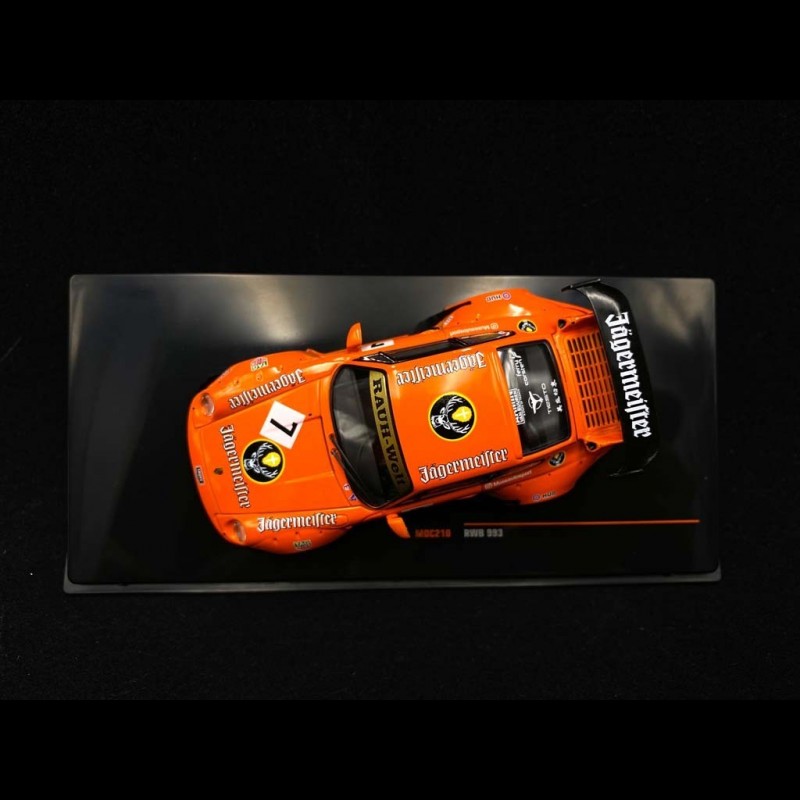 Porsche 911 type 993 RWB Rauh-Welt n° 7 Jägermeister orange 1/43 IXO ...