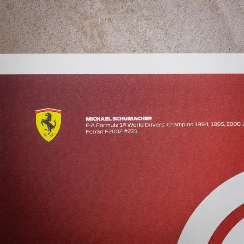 Ferrari Poster F1 World champion 2000 - 2009 Limited edition