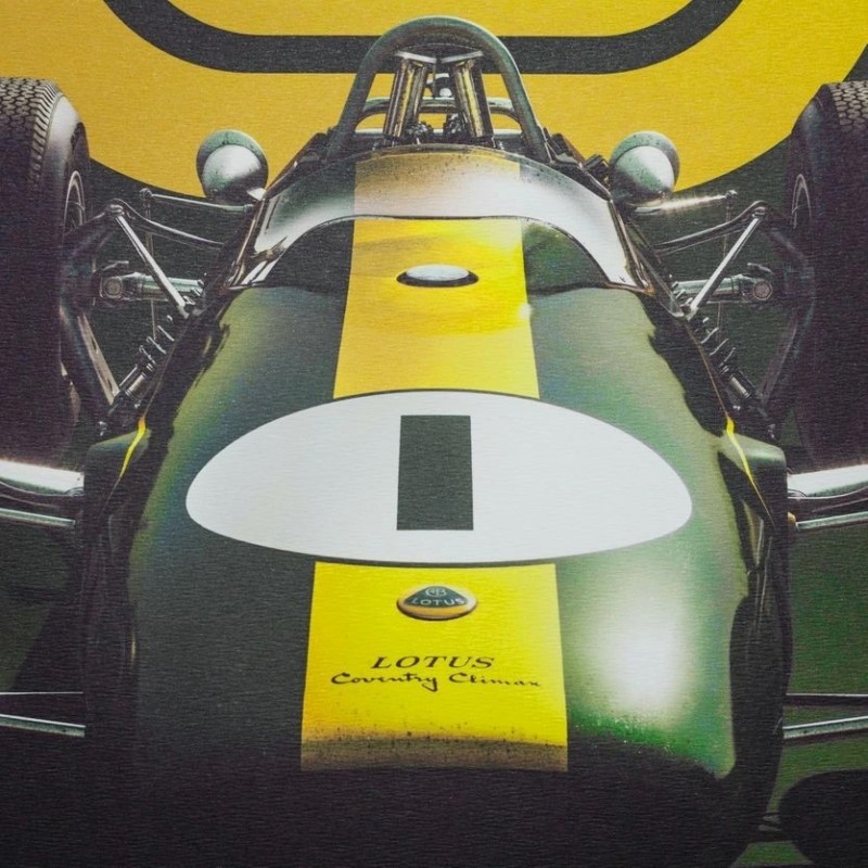 Poster Lotus F1 World champions 1960 - 1969 Edition limitée