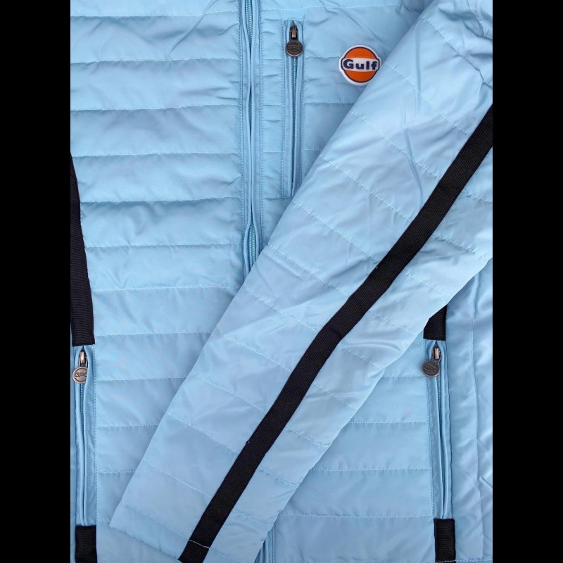 Gulf Jacket Performance Quilted Gulf blue / Black stripes - men