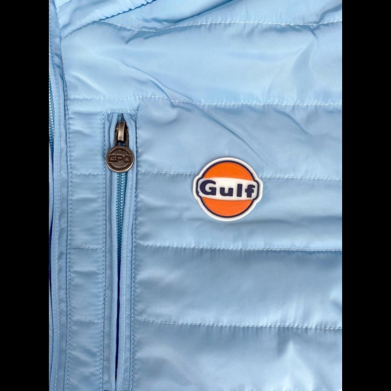 Gulf Jacket Performance Quilted Gulf blue / Black stripes - men