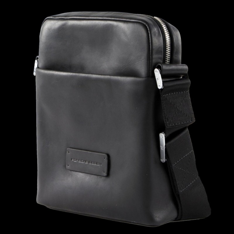 Porsche Design bag Urban Courier XSVZ Shoulder bag Black Leather 4090002756