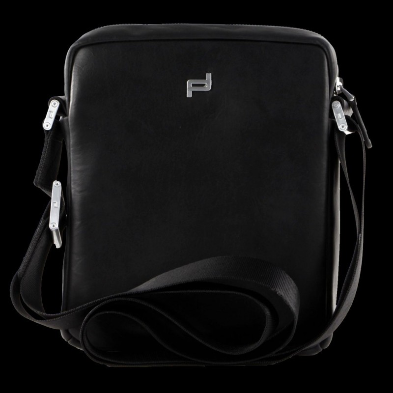 Porsche Design bag Urban Courier XSVZ Shoulder bag Black Leather 4090002756