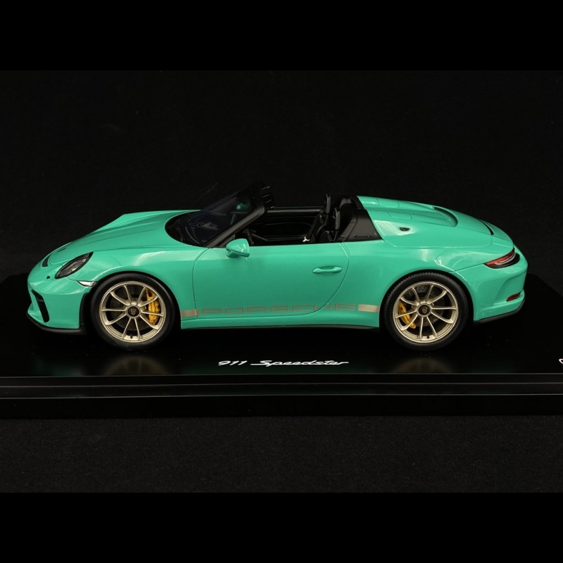 Porsche 911 Speedster type 991 Jade green 1/18 Spark WAXL2100003
