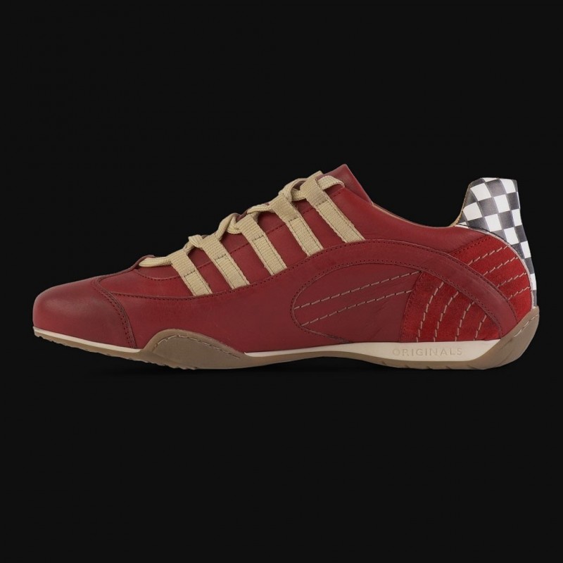 Sneaker / basket shoes Style race driver Corsa Rosso red - men