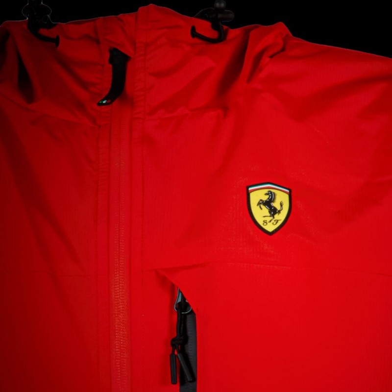 Ferrari Rain Jacket Red Scuderia Ferrari Official Collection - men