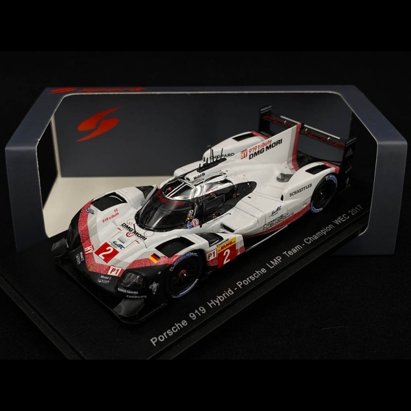 Porsche 919 Hybrid LMP Team Champion WEC 2017 N° 2 1/43 Spark S5845