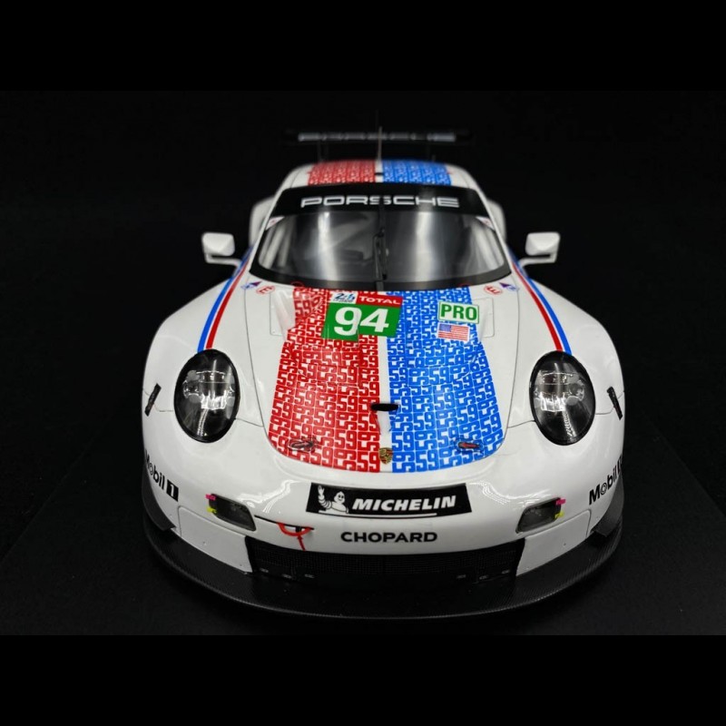 Porsche 911 RSR type 991 n° 94 Brumos Le Mans 2019 1/18 Spark 18S437