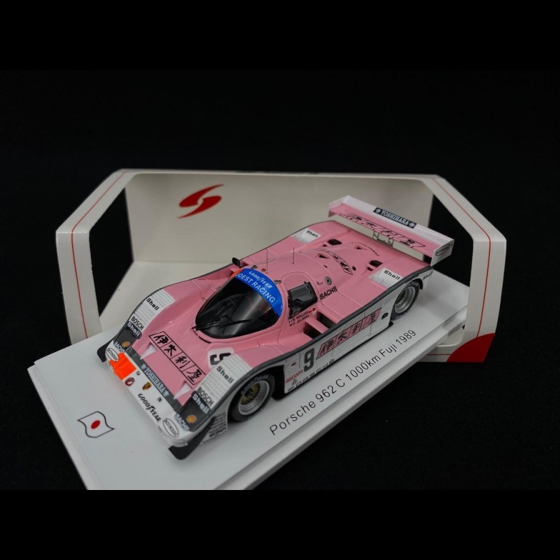 Porsche 962 C 1000km Fuji 1989 n° 9 Wollek 1/43 Spark SJ082