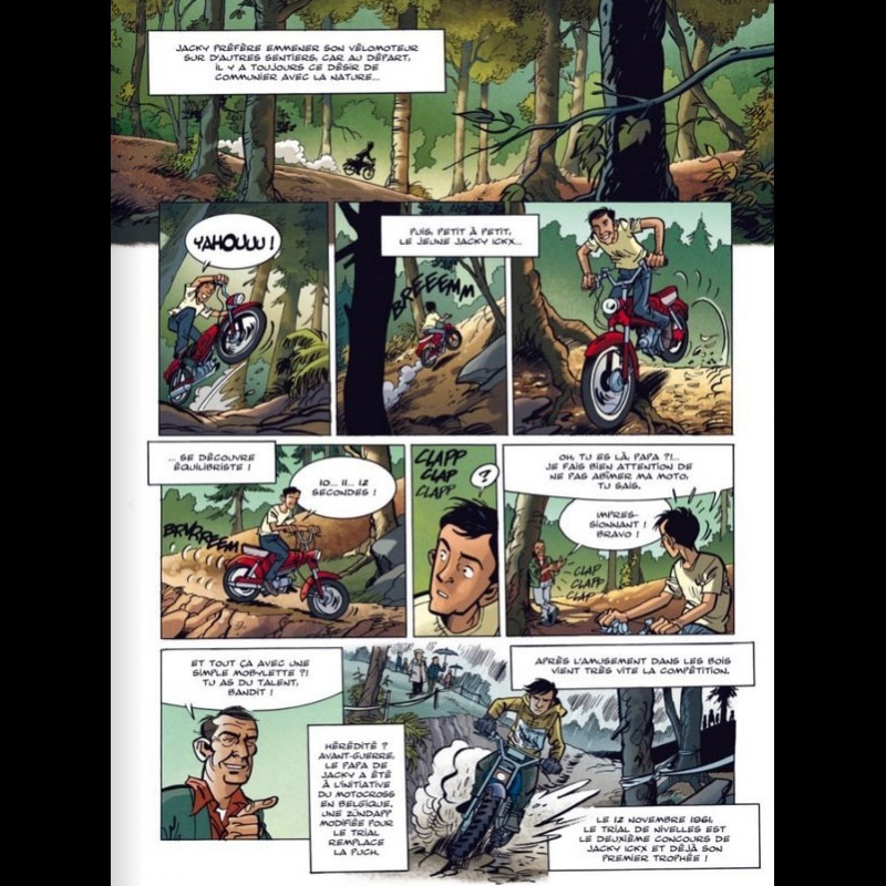 Book Comic Jacky Ickx - Volume 1 - Rainmaster - french