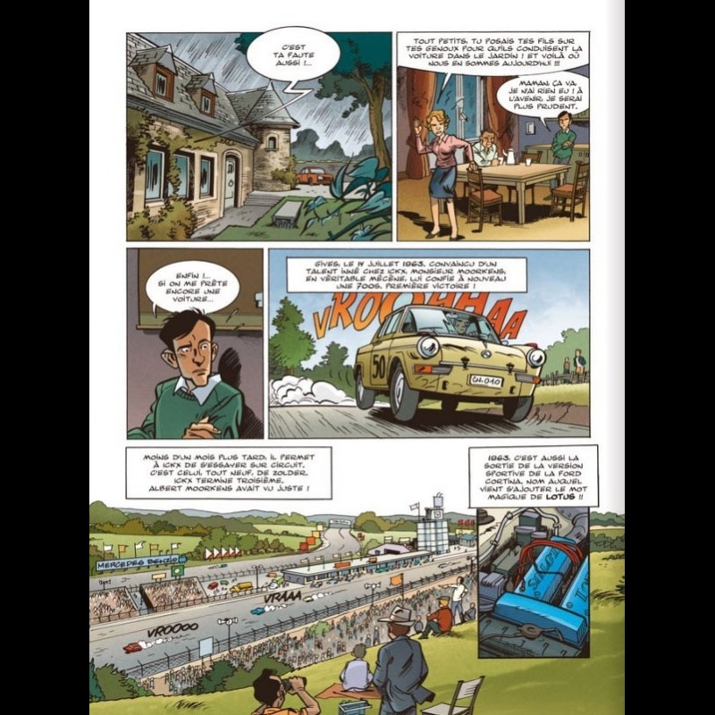 Book Comic Jacky Ickx - Volume 1 - Rainmaster - french