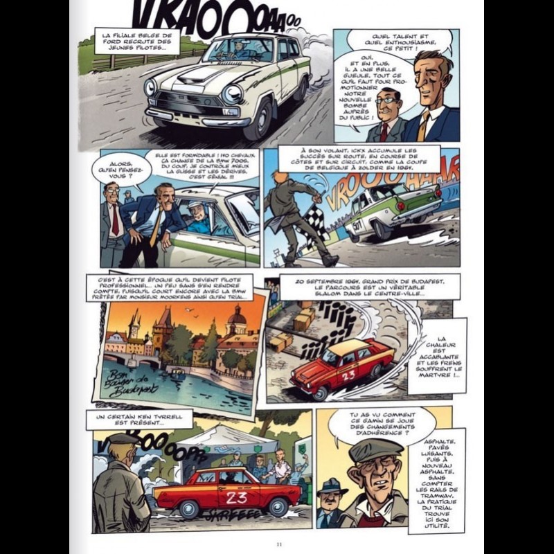Book Comic Jacky Ickx - Volume 1 - Rainmaster - french