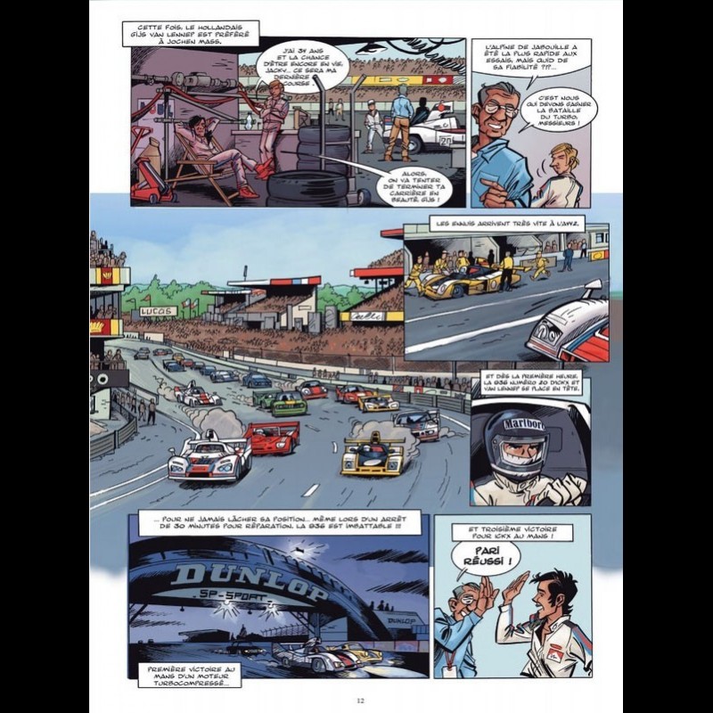 Book Comic Jacky Ickx - Volume 2 - Monsieur Le Mans - french