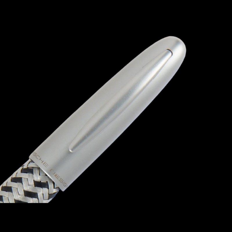 Stylo plume Porsche Design Tec Flex Acier Plume or taille M
