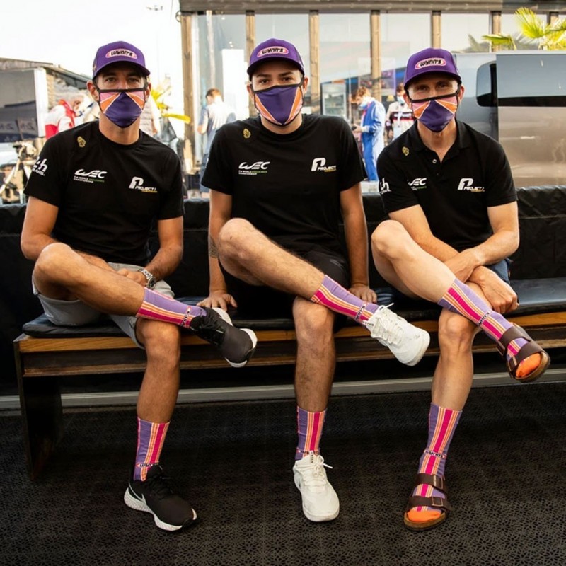 Wynn's Inspiration Porsche 911 RSR socks Pink / purple / orange - unisex