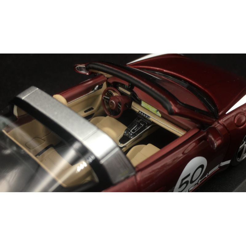 Porsche 911 Targa 4S type 992 Heritage Design Edition Cherry red 1/43 ...