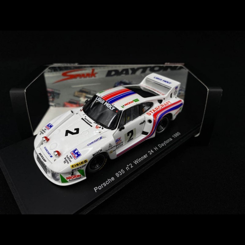 Porsche 935 Liqui Moly n° 2 Vainqueur 24H Daytona 1980 1/43 Spark 43DA80
