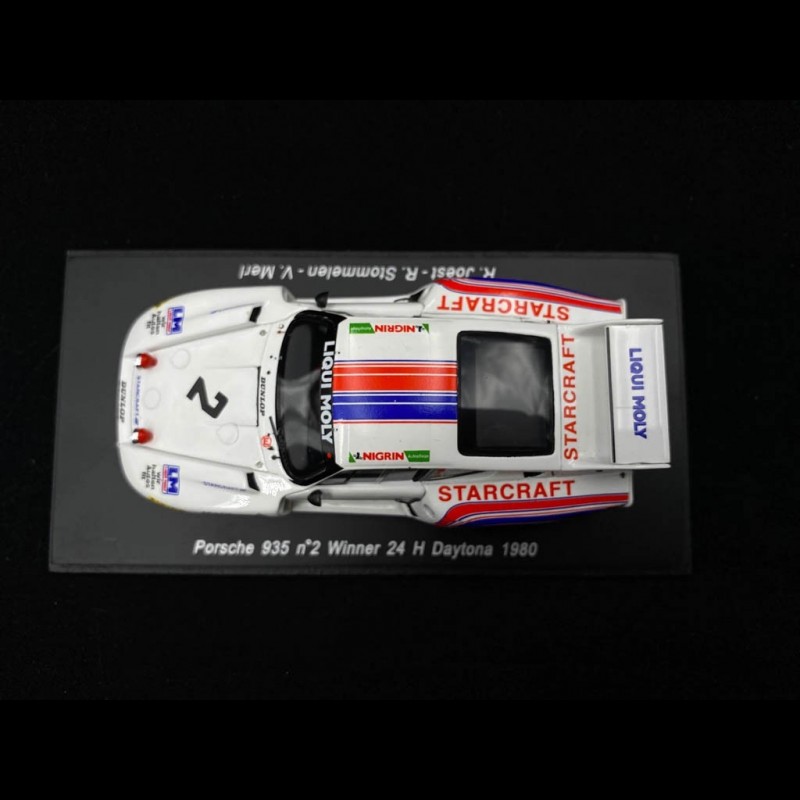 Porsche 935 Liqui Moly n° 2 Sieger 24H Daytona 1980 1/43 Spark 43DA80