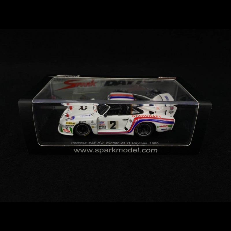 Porsche 935 Liqui Moly n° 2 Winner 24H Daytona 1980 1/43 Spark 43DA80