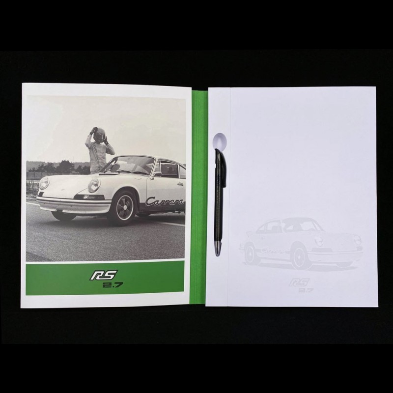 Porsche Notizbuch 911 Carrera RS 2.7 mit Kugelschreiber WAP0500500G