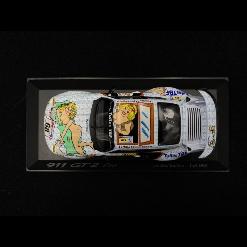 Porsche 911 GT2 Evo type 993 n° 68 Wolinski Le Mans 98 1/43 Minichamps ...