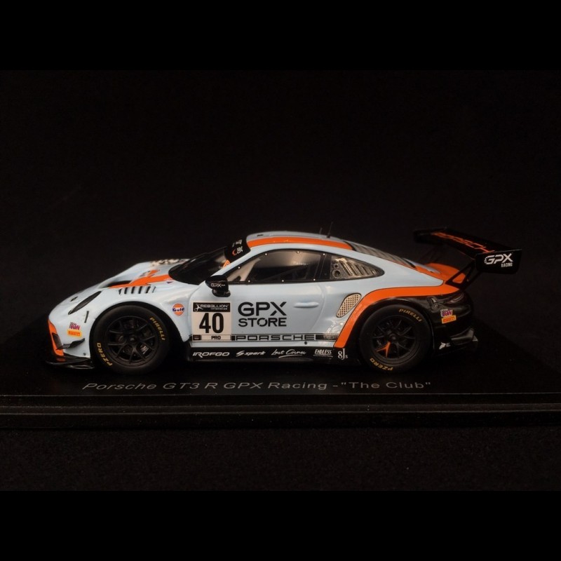 Porsche 911 GT3 R type 991 n° 40 GPX Racing "The Club" 1/43 Spark SP324