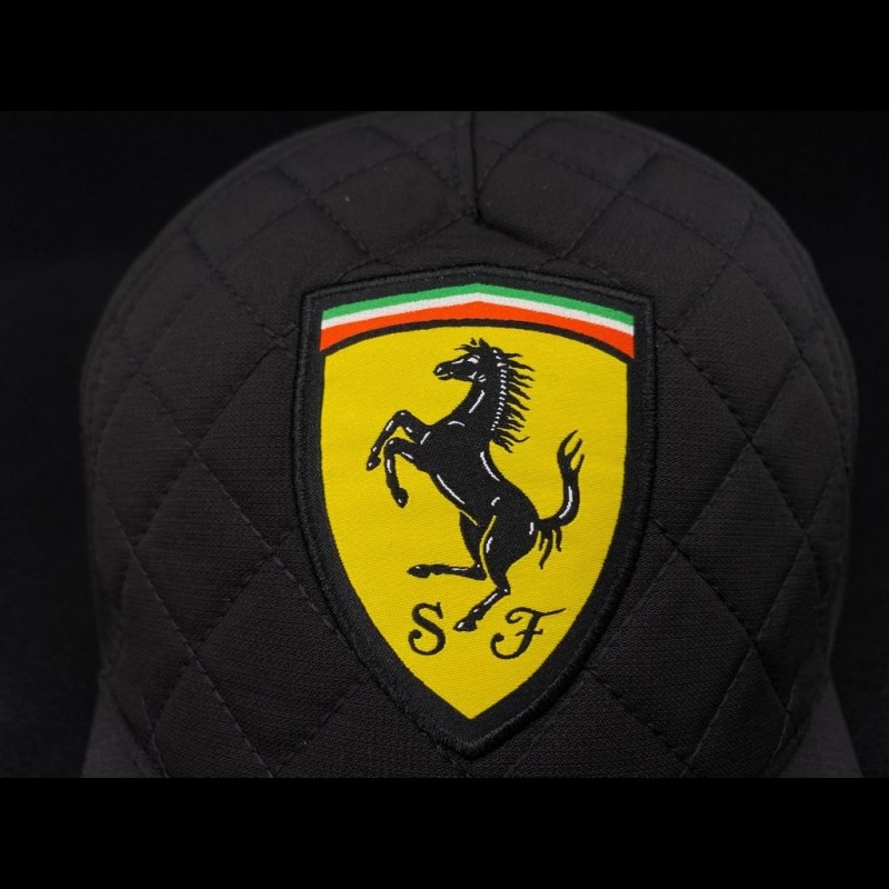 Ferrari cap quilted black