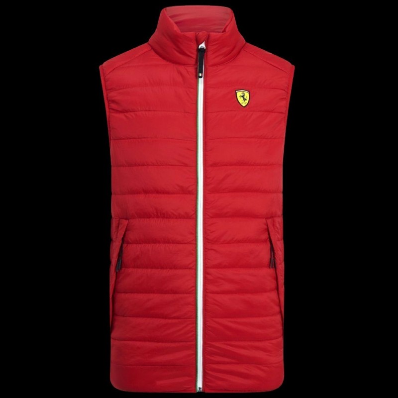 Ferrari Jacke Gesteppt Armellose Rot Ferrari Motorsport Collection - Herren