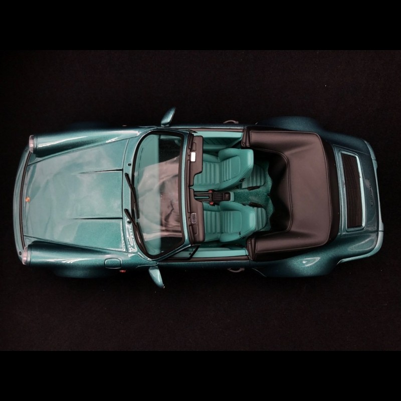Porsche 911 Cabriolet type 964 Turbo look 1992 Wimbledon green 1/18 GT ...