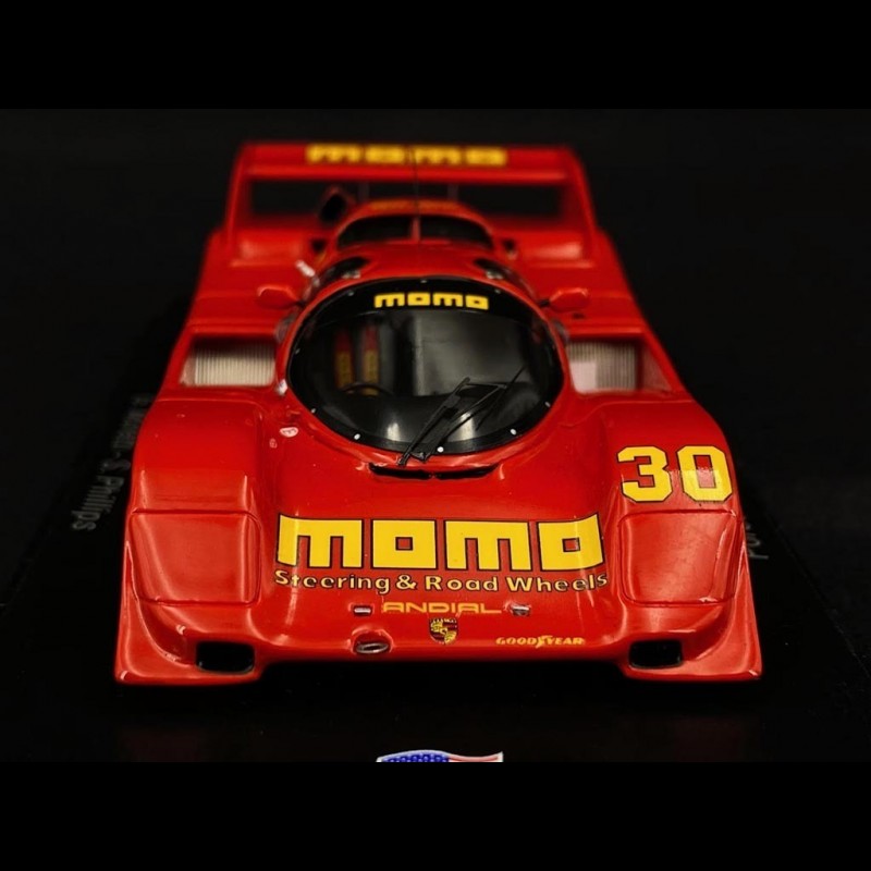 Porsche 962 Momo Corse n° 30 2H Del Mar 1988 1/43 Spark US087