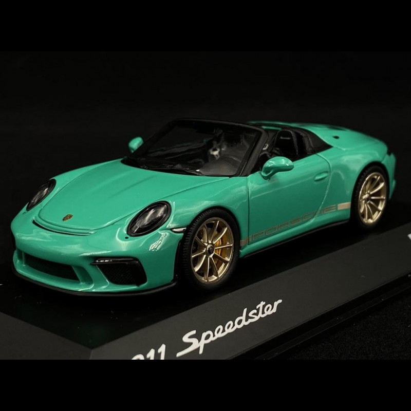 Porsche 911 Speedster type 991 2019 Jade Green 1/43 Spark WAXL2000008