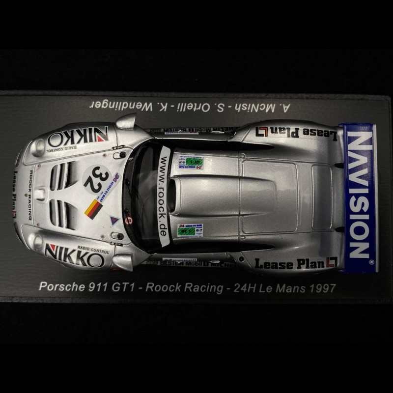 Porsche GT1 type 993 n° 32 Roock Racing Le Mans 1997 1/43 Spark S5608