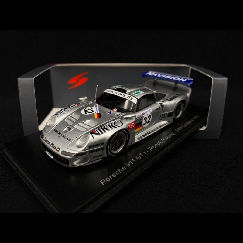 Porsche GT1 type 993 n° 32 Roock Racing Le Mans 1997 1/43 Spark S5608
