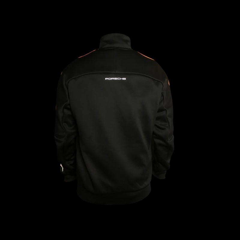 Porsche 911 Jacket by Puma Softshell Tracksuit Black / Orange - Men