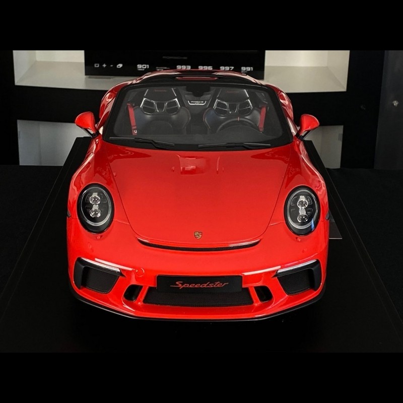Porsche 911 Speedster type 991 2019 indian red 1/8 Minichamps 800655001