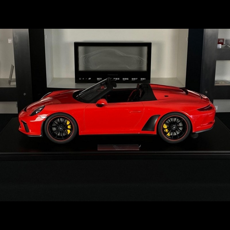 Porsche 911 Speedster type 991 2019 indian red 1/8 Minichamps 800655001
