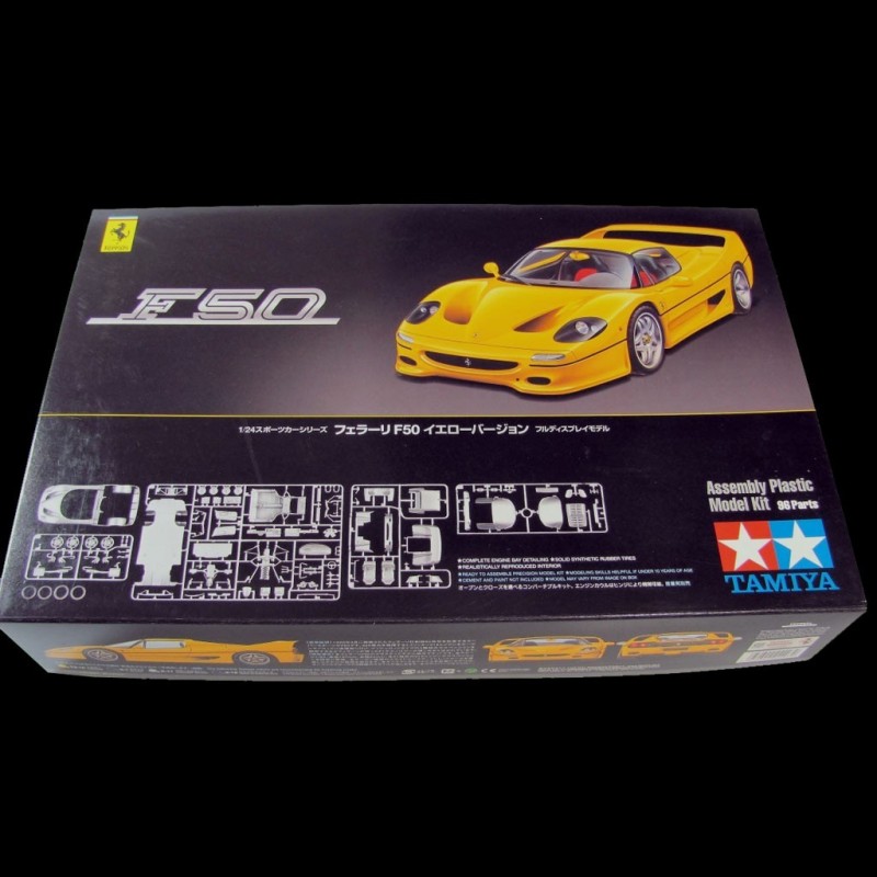Maquette Ferrari F50 Yellow Version 1/24 Tamiya 24297