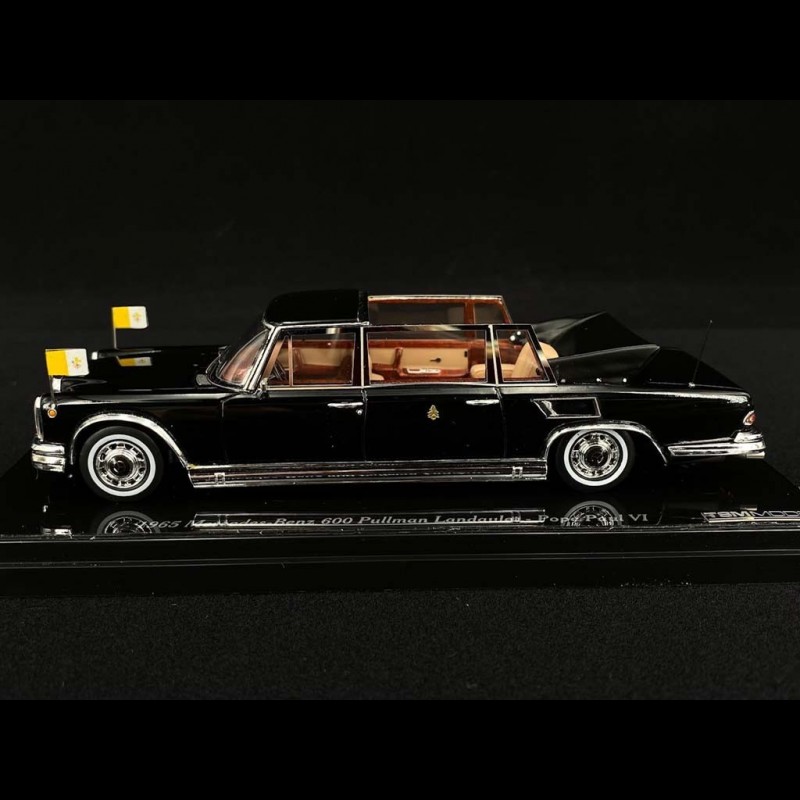 Mercedes Benz 600 Landaulet Pope Paul VI 1965 black 1/43 True Scale ...