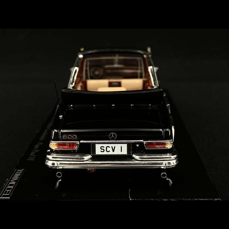 Mercedes Benz 600 Landaulet Pope Paul VI 1965 black 1/43 True Scale ...