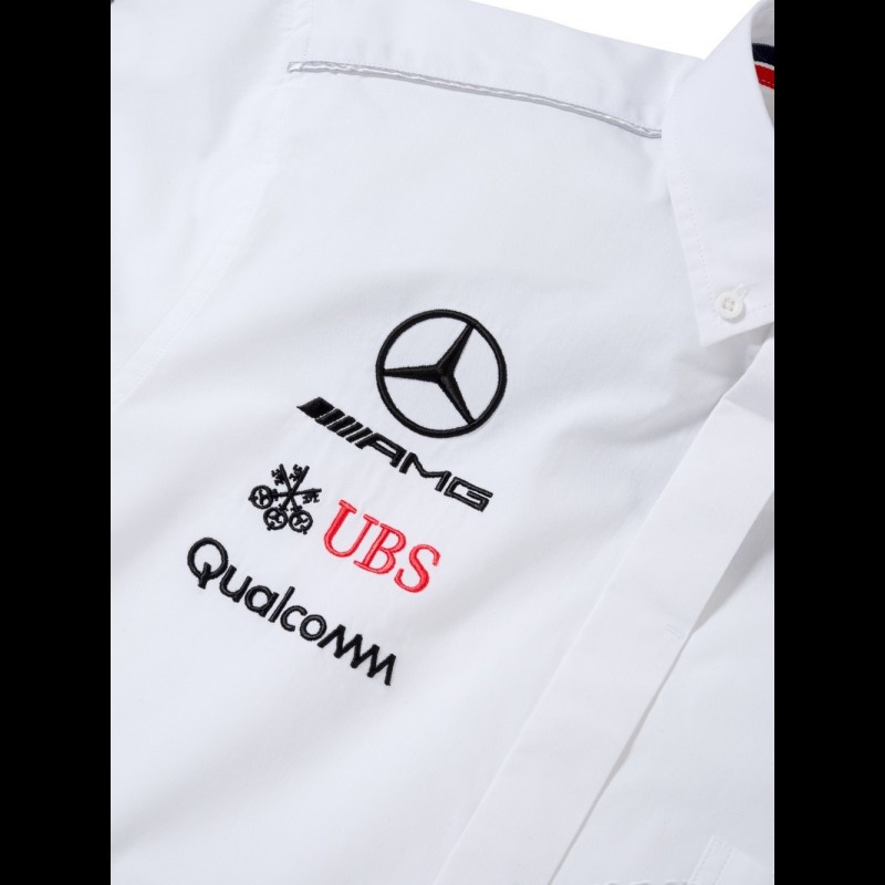 Mercedes Shirt AMG Motorsport Short sleeves White Mercedes-Benz ...