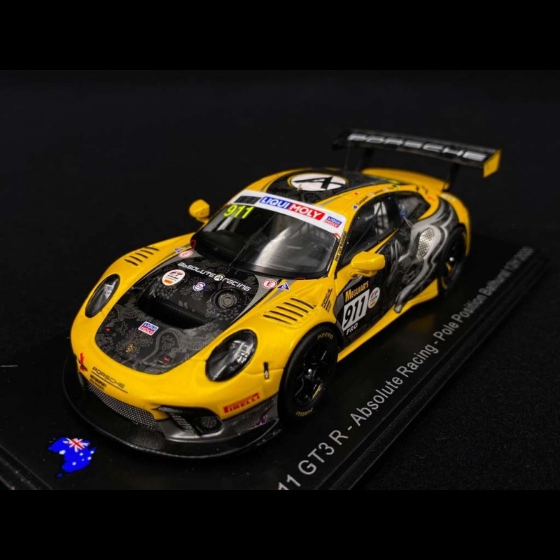Porsche 911 GT3 R type 991 Absolute Racing n° 911 Pole Position ...