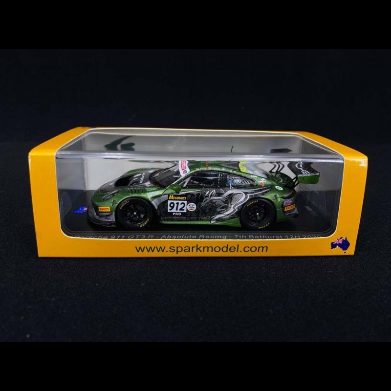 Porsche 911 GT3 R type 991 Absolute Racing n° 912 Bathurst 2020 1/43 ...